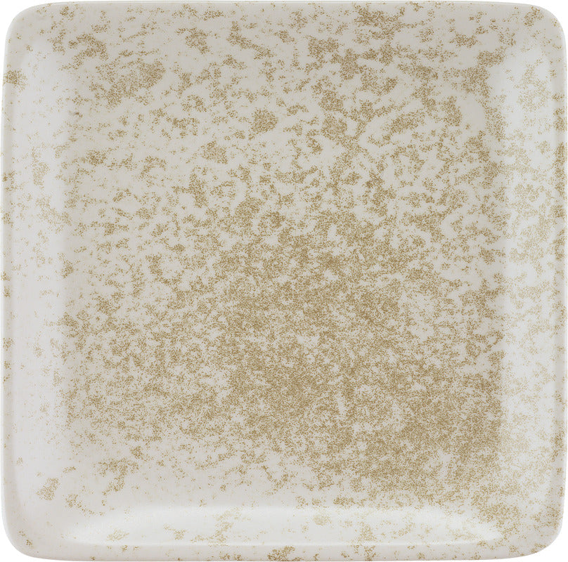 Flat Square Plate 11.4" dia. x 0.9" Sandstone Beige by Bauscher ...